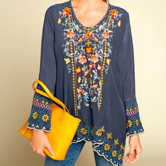 Johnny Was | Tops | Johnny Was Tunic | Poshmark